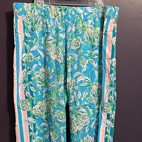 Lilly Pulitzer | Pants & Jumpsuits | Lilly Pulitzer Tropical Floral ...
